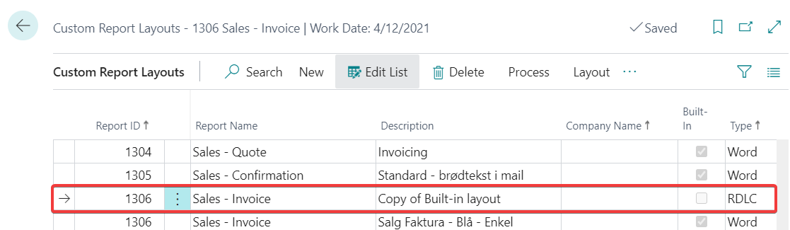 RDLC Layouts for Business Central Business Consultants - Fredborg