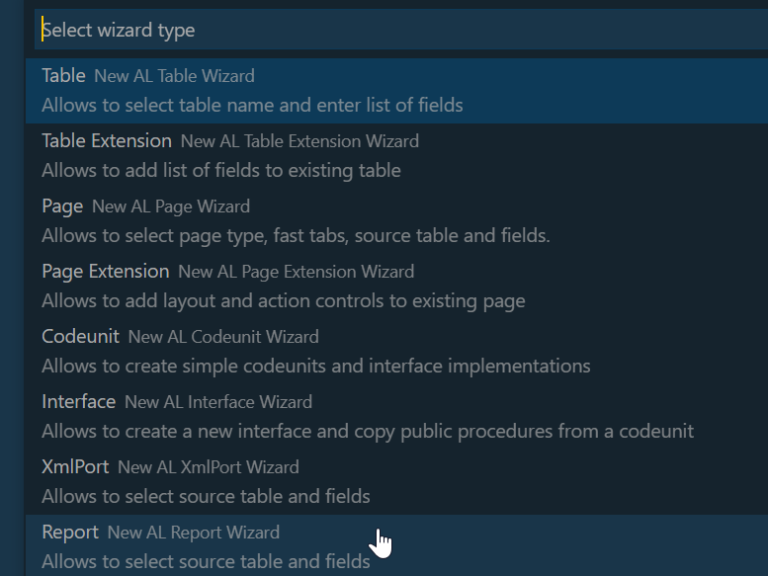 Simple AL Report from Scratch in Business Central - Fredborg