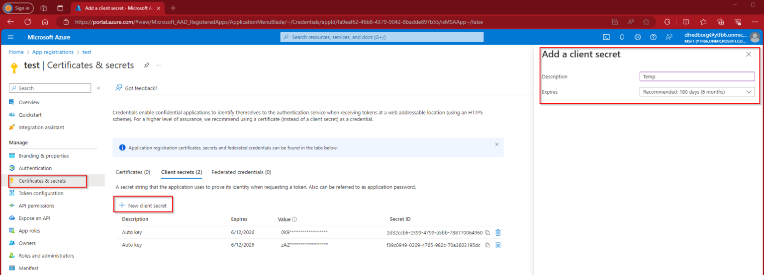 Automating Client Secret Renewal with Azure Logic Apps and Azure Key ...