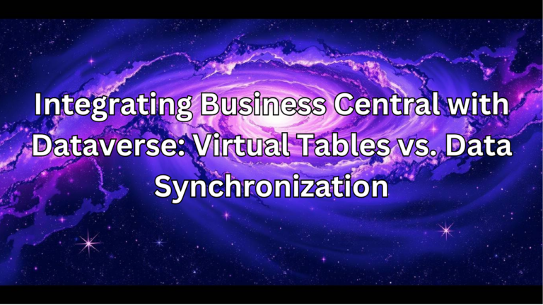 Integrating Business Central with Dataverse: Virtual Tables vs. Data Synchronization - Fredborg